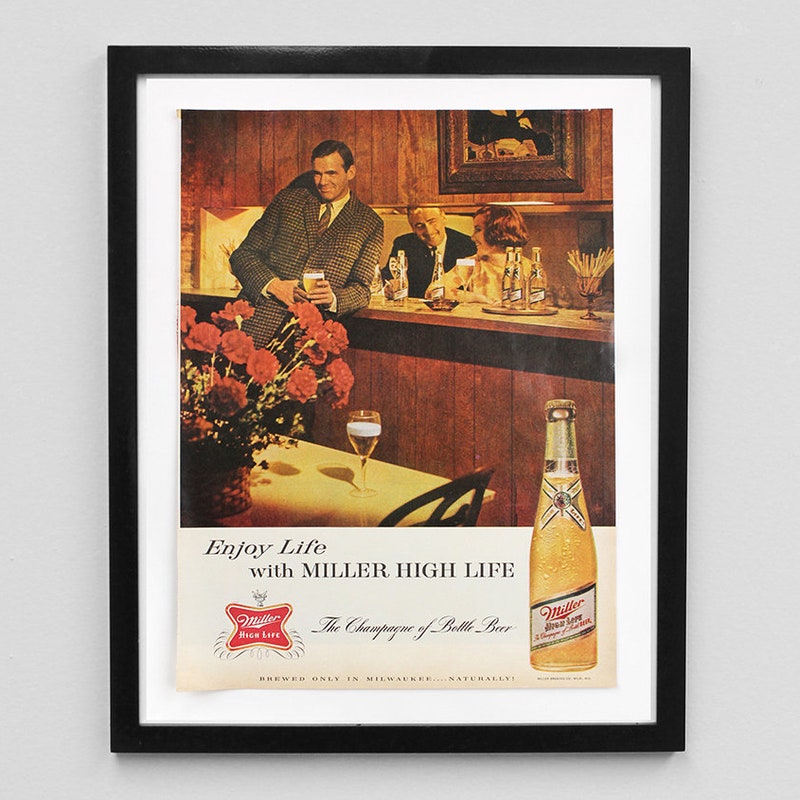 Miller High Life - Etsy