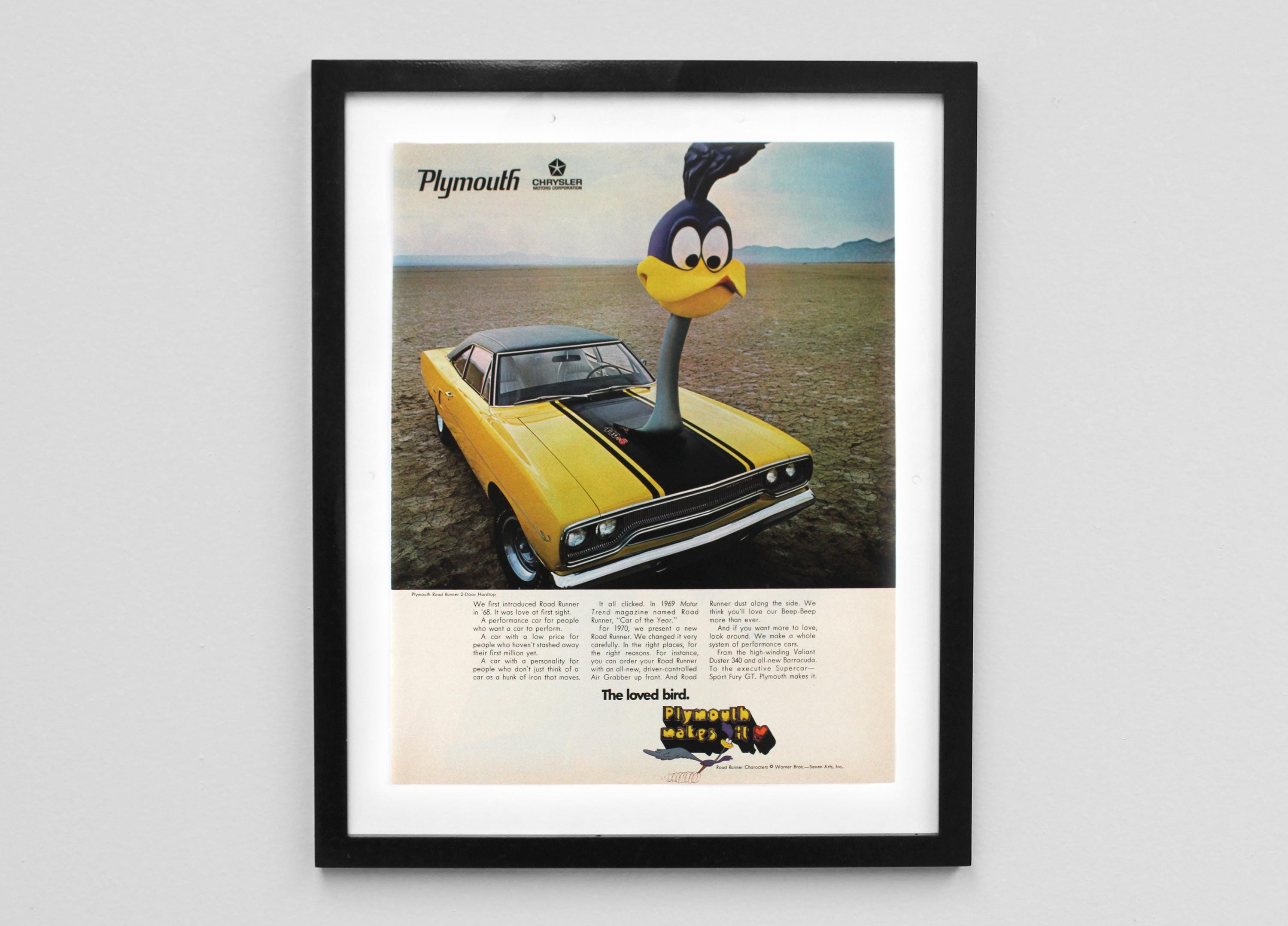 1970 Plymouth Road Runner Magazine Ad Print - Funny Car Ad Muscle - Etsy