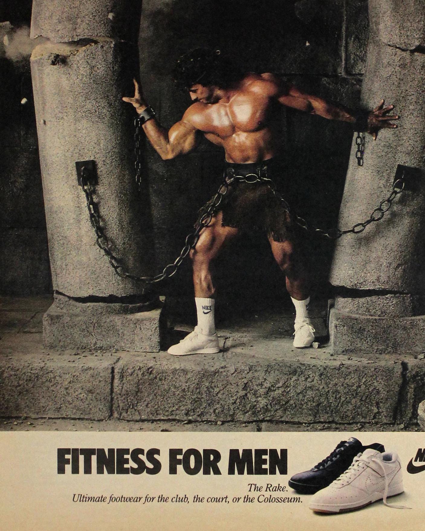 1986 Nike Air Shoes Magazine Ad - Vintage Nike - Fitness for Men - Etsy
