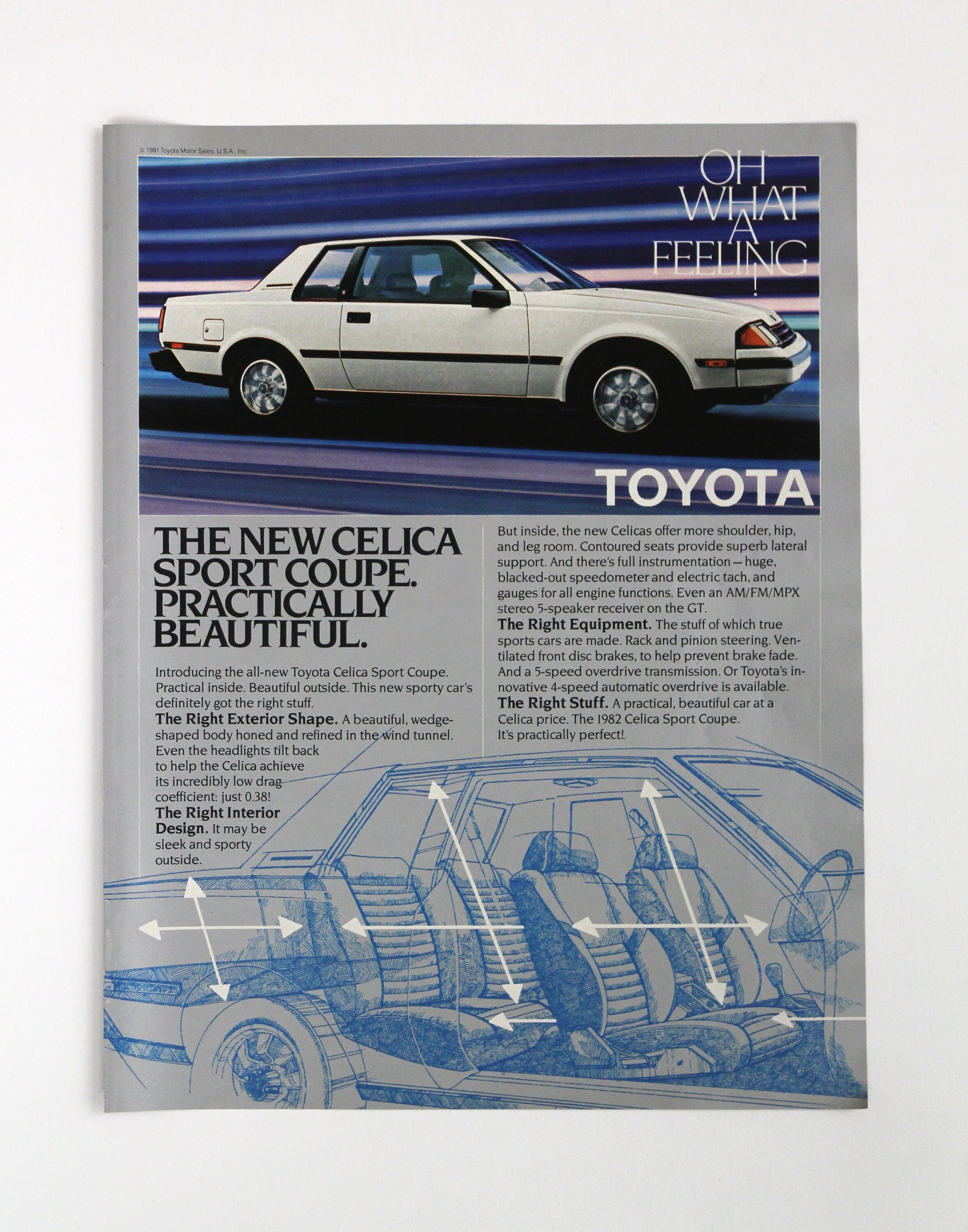 1982 Toyota Celica Magazine Ad Toyota Car Decor - Etsy
