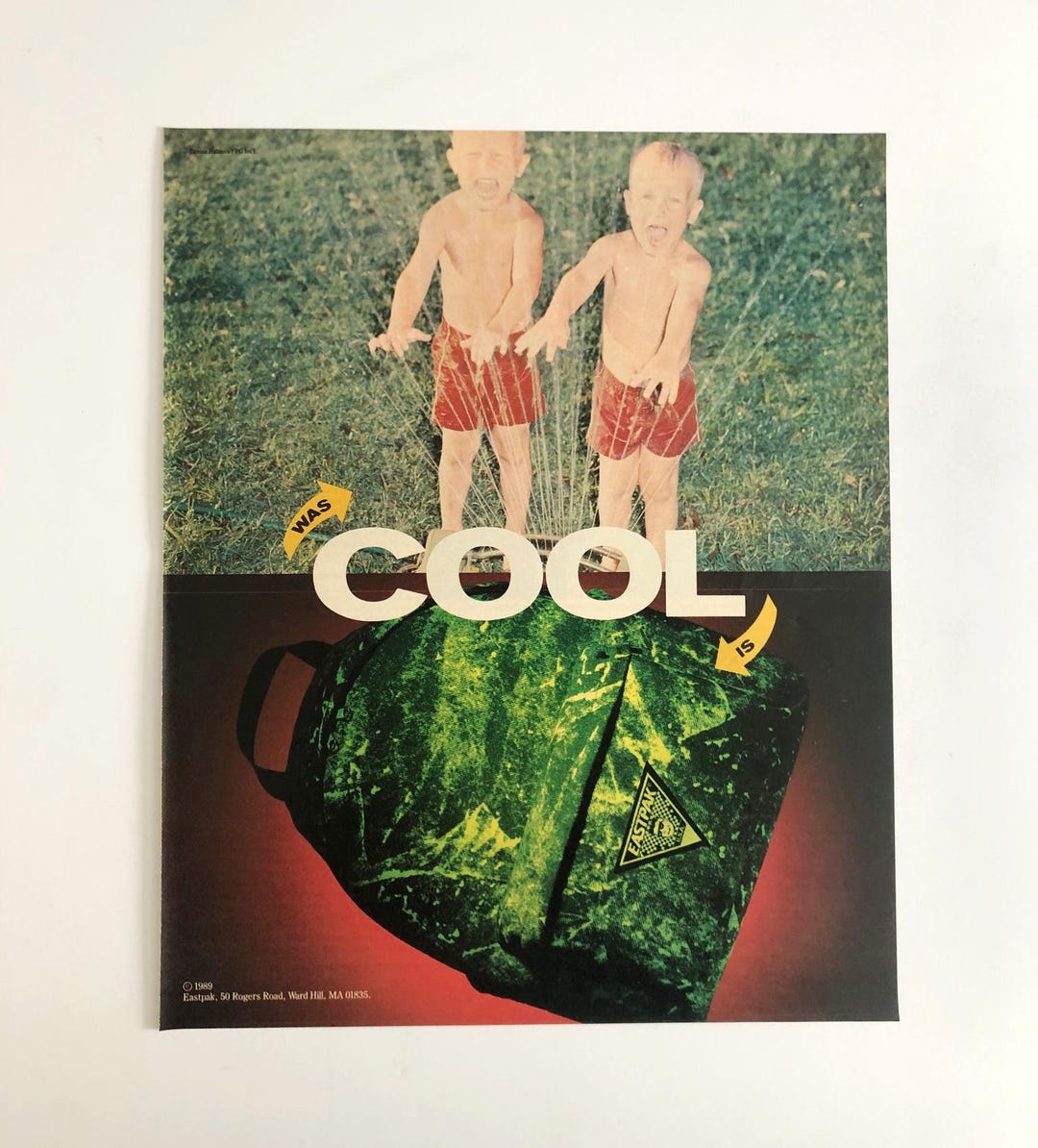 1989 Eastpak Backpack Print Ad - 80's Fashion Advertisement - Cool ...