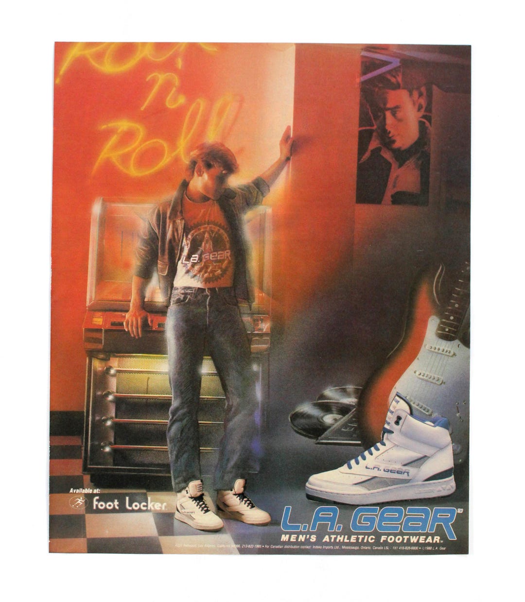 1988 LA Gear Footwear Print Ad - 80s Style Fashion Shoes - Wall Decor ...