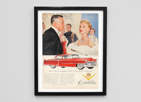 1954 Cadillac Magazine Ad Print - Etsy