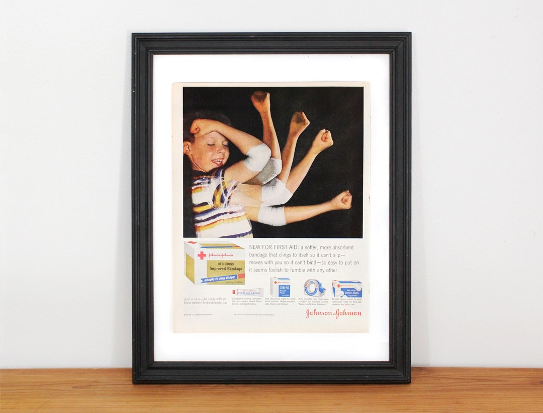 1961 Bandage Vintage Magazine Ad Print First Aid Wall Art - Etsy