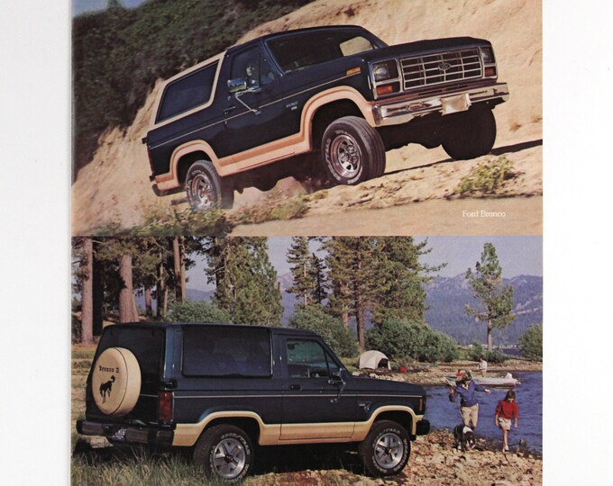 1985 Ford Bronco Magazine Ad 80's Ford Bronco Photos - Etsy