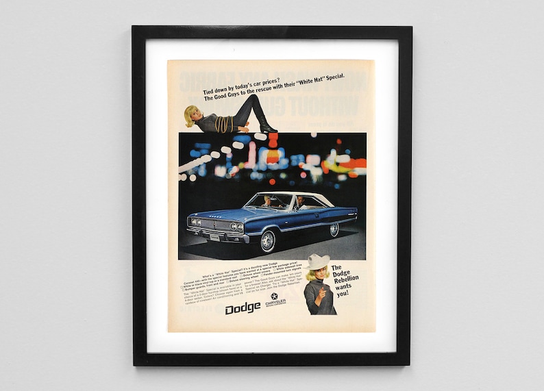 1967 Dodge Coronet 440 Magazine Ad Print - 60's Advertising - Etsy