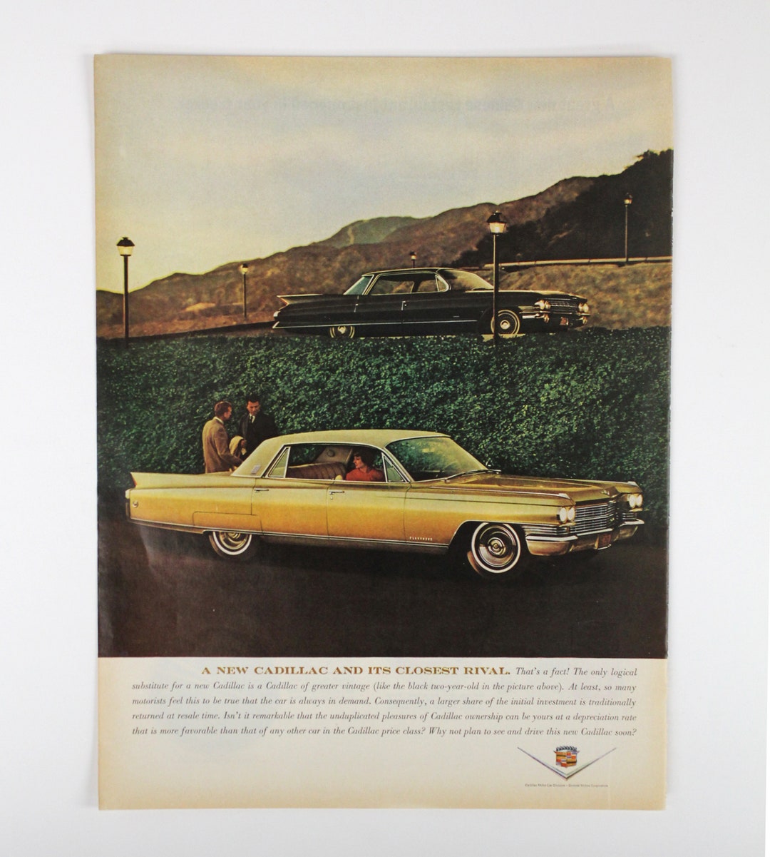 1963 Cadillac Magazine Ad - American Luxury Car - Etsy