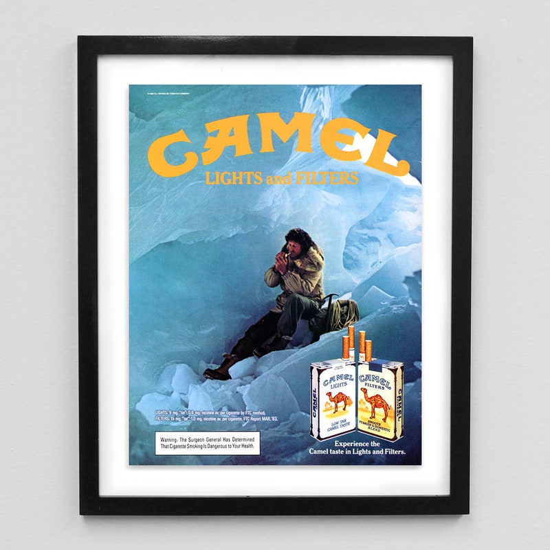 Camel Blue Poster - Etsy