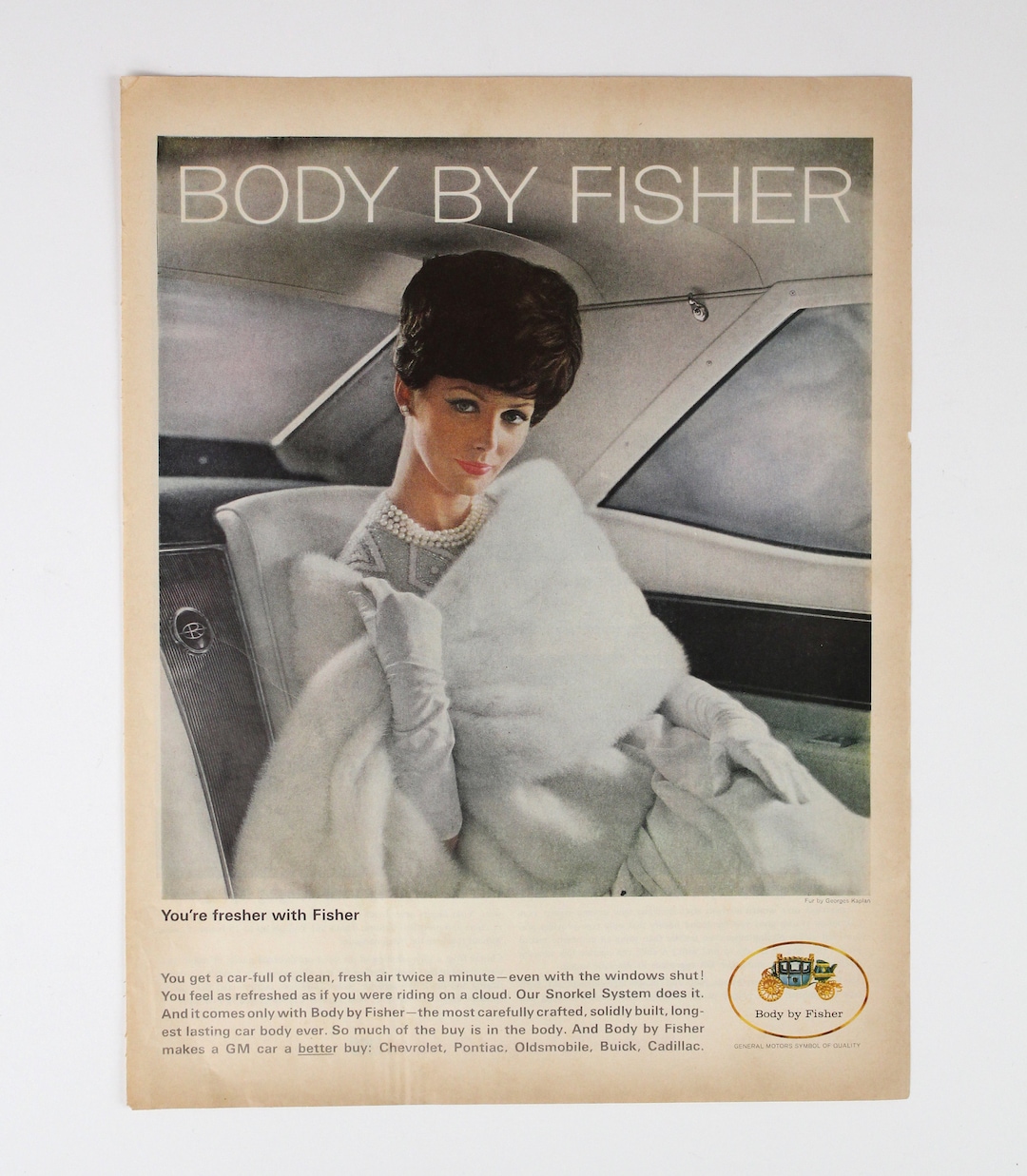 1963 Body by Fisher Ad - Fisher Body Magazine Ad Decor - Luxury Fashion ...