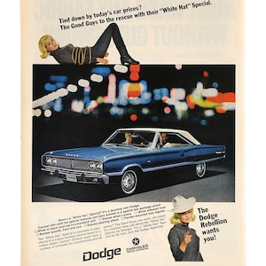 1967 Dodge Coronet 440 Magazine Ad Print - 60's Advertising - Etsy
