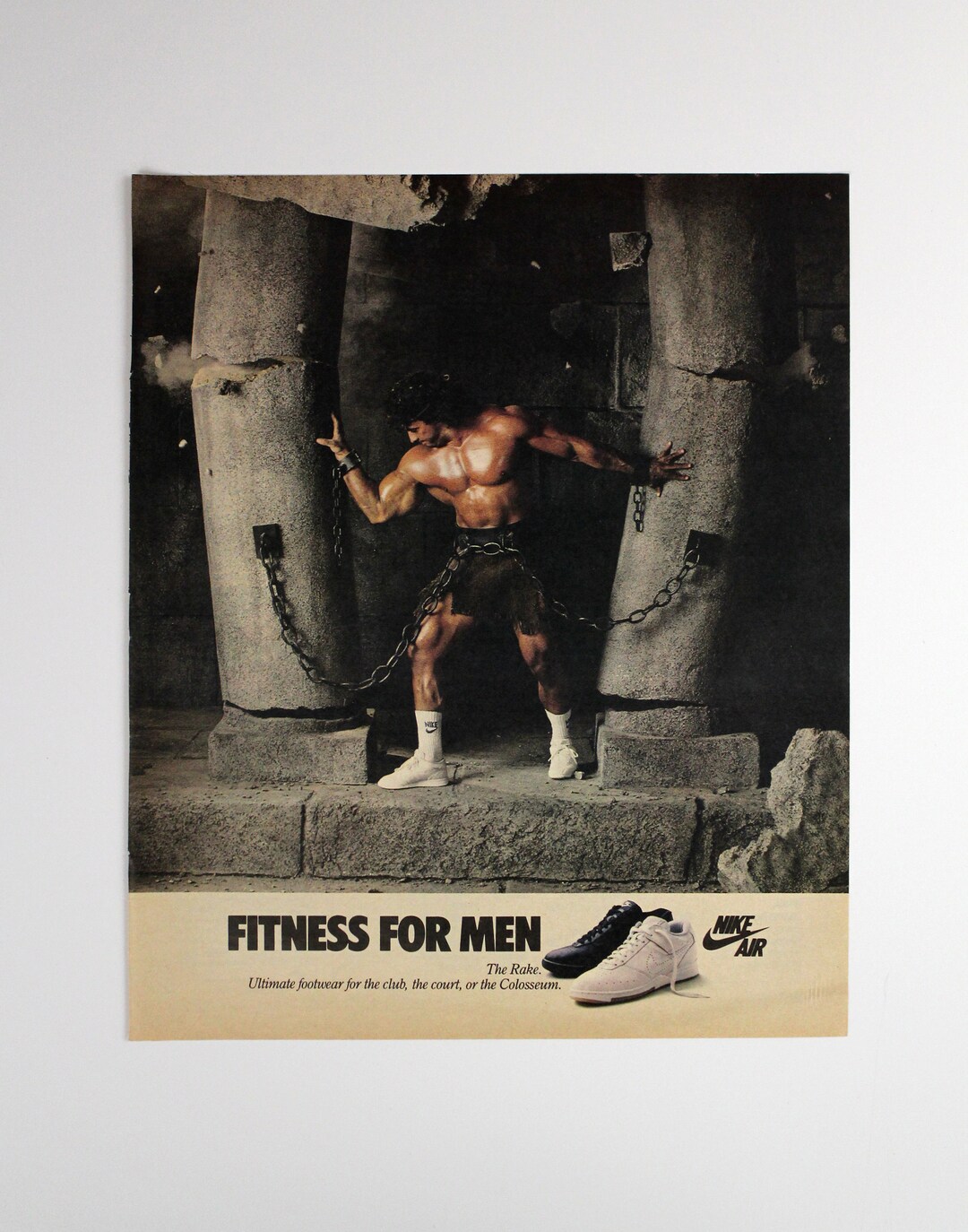 1986 Nike Air Shoes Magazine Ad - Vintage Nike - Fitness for Men - Etsy