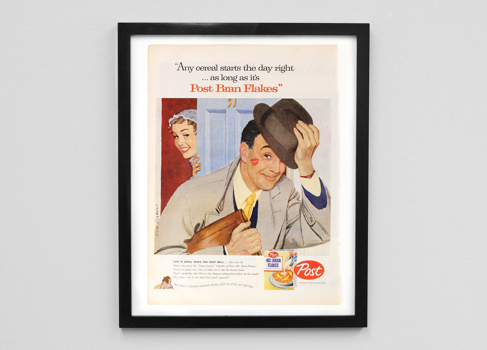 1957 Post Cereal Magazine Ad Print - Etsy