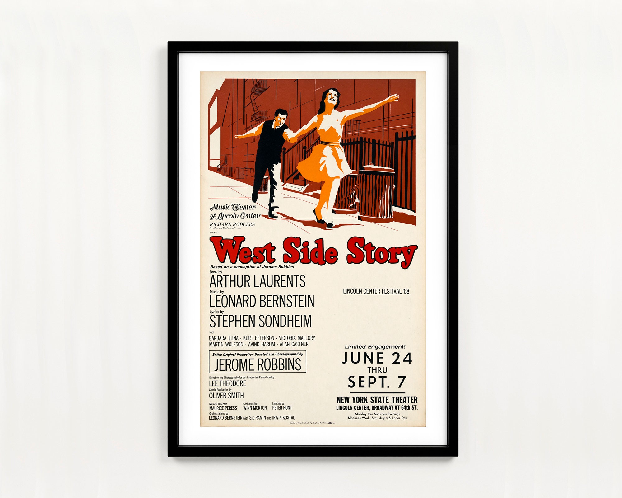 Side Show Broadway Poster