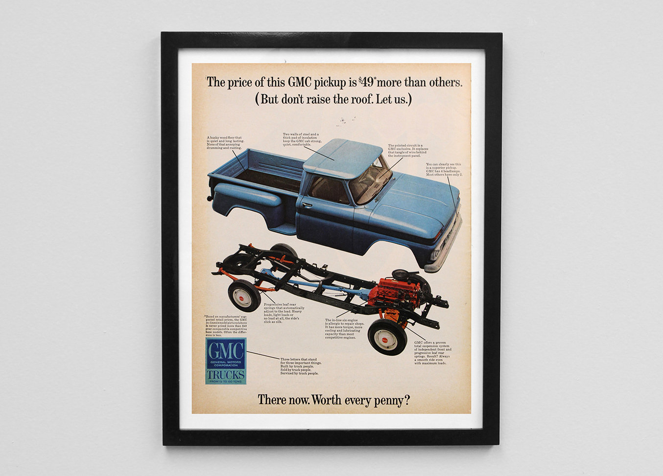 1965 GMC Truck Magazine Ad Print - Etsy
