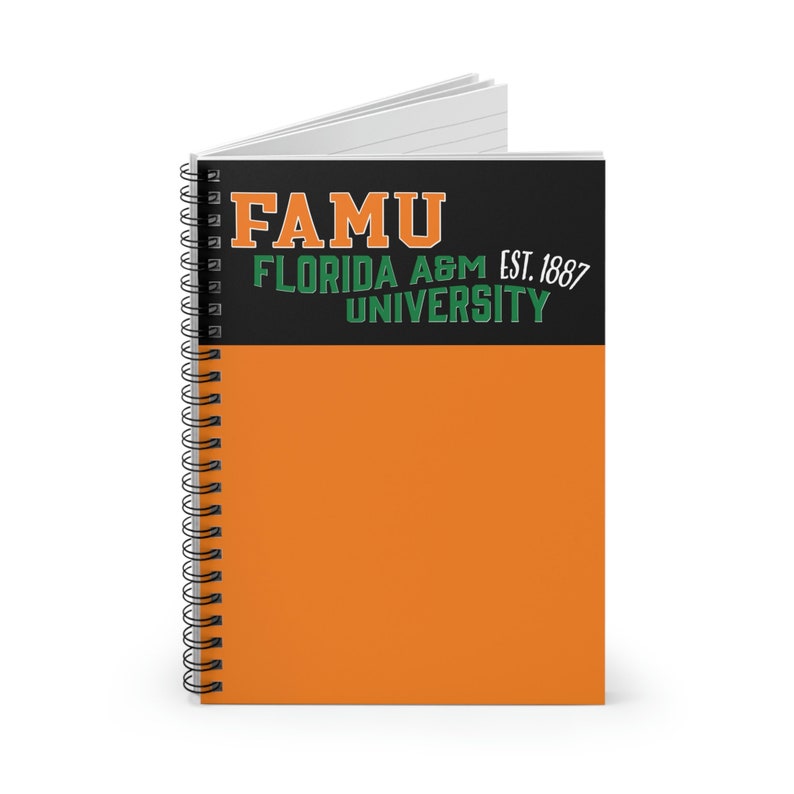 FAMU Florida A&M | Spiral Notebook | 8x6 Size - Etsy