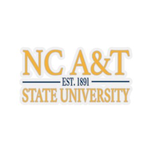 NC A&T Transparent Sticker - Etsy