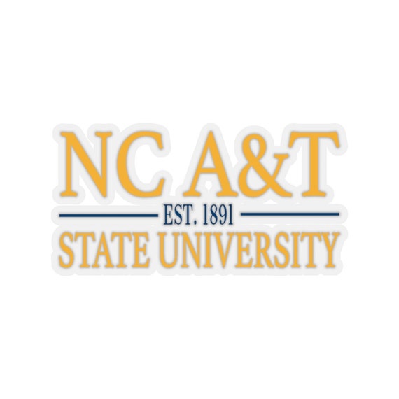 NC A&T Transparent Sticker - Etsy