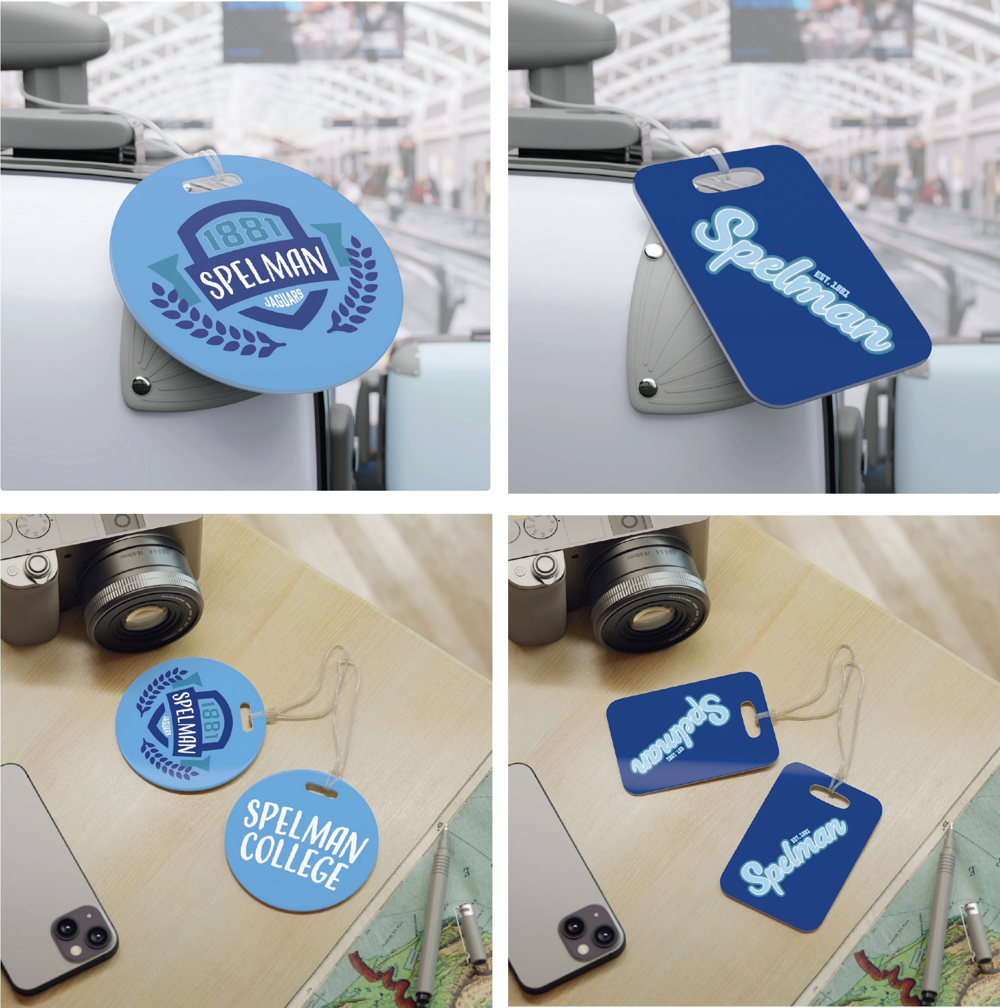Spelman College | Bag Tag | 2 Designs - Etsy