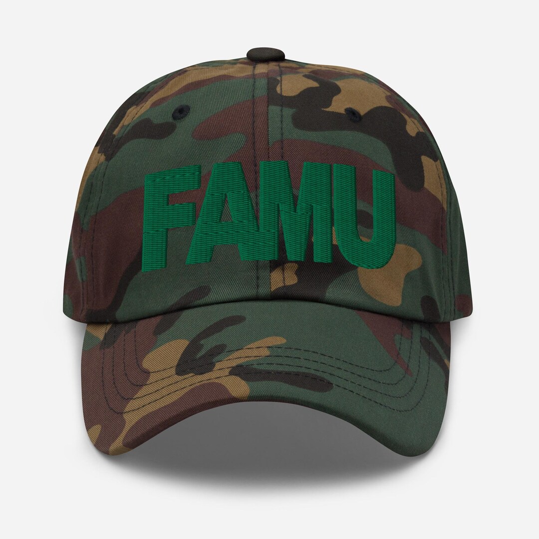 FAMU Florida A&M | Camo Cap | Embroiderd - Etsy