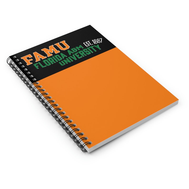 FAMU Florida A&M | Spiral Notebook | 8x6 Size - Etsy