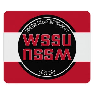 WSSU Winston Salem State | HBCU Mouse Pad | Rectangle and Round Options ...