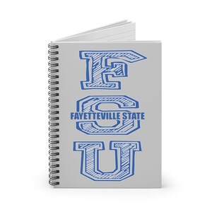 FSU Fayetteville State | HBCU Notebook | 8x6 Size - Etsy