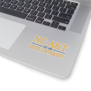 NC A&T Transparent Sticker - Etsy