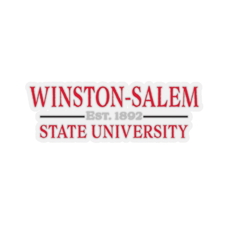 Winston-salem State WSSU Decal/sticker Transparent - Etsy