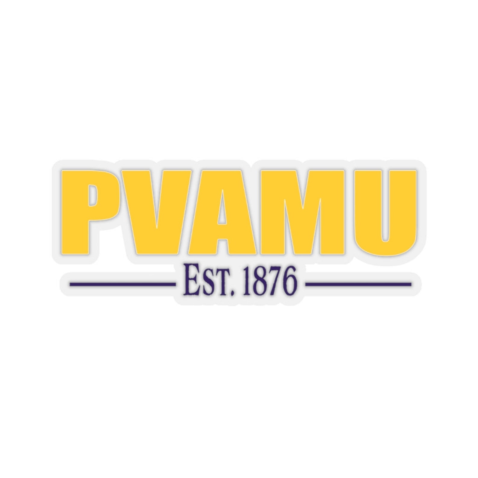 PVAMU Decal/sticker Transparent Background | Etsy