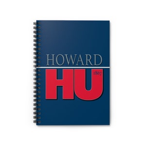 Howard HU HBCU Notebook 8x6 Size - Etsy