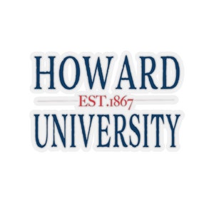 Howard Univ Decal/sticker Transparent Background 3 Sizes - Etsy