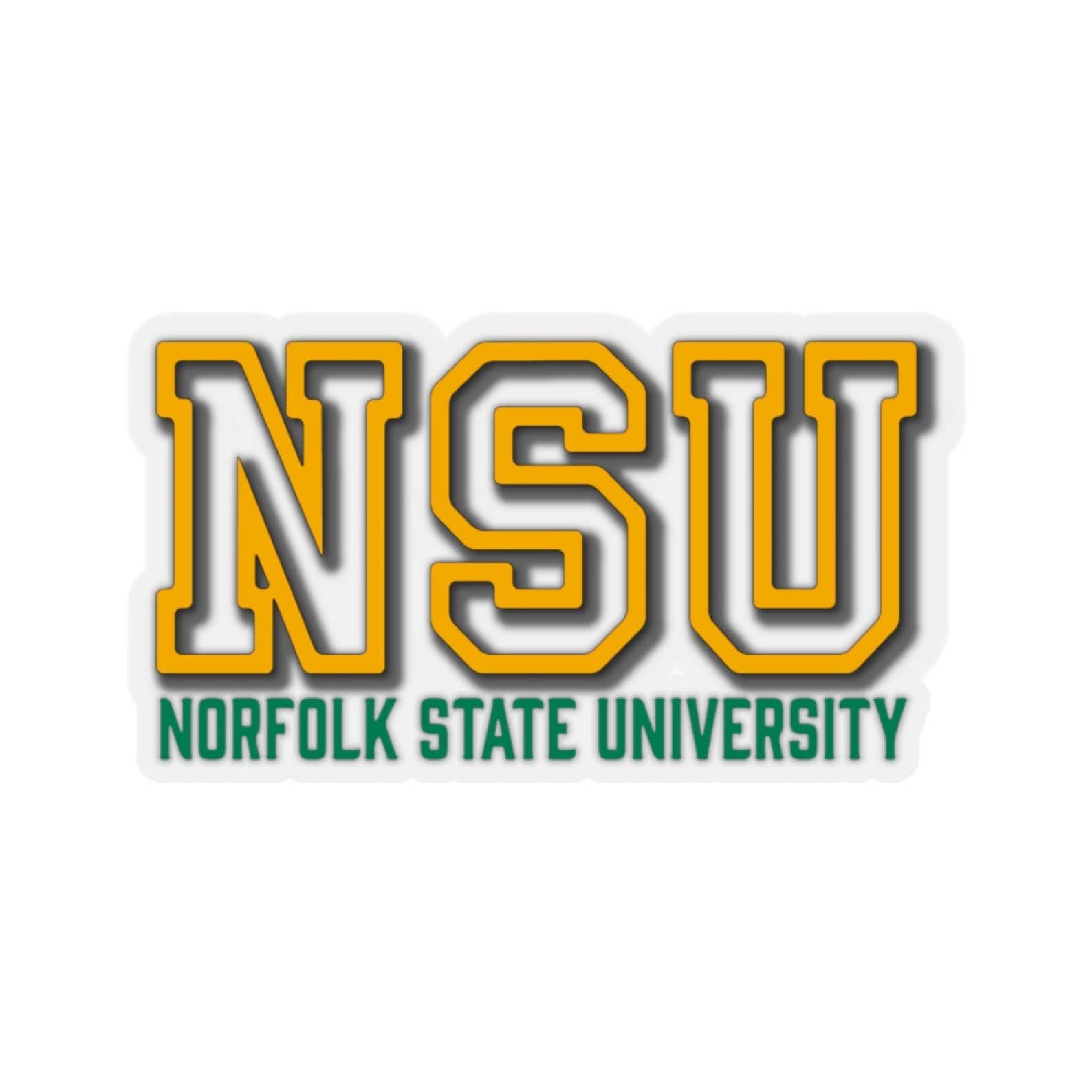 NSU Norfolk State University | Decal / Laptop Sticker | Transparent ...