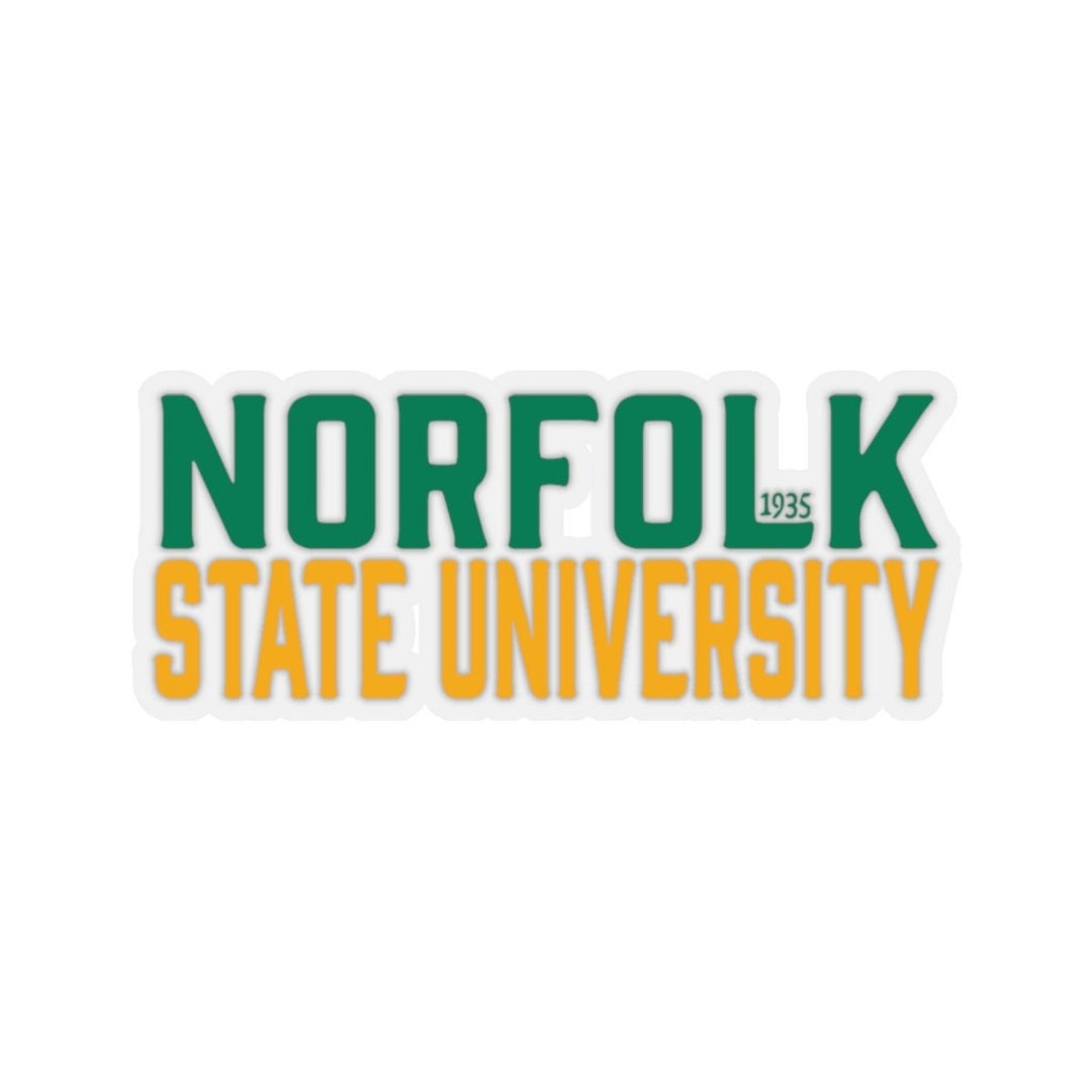 NSU Norfolk State | Sticker | Indoor, Transparent - Etsy