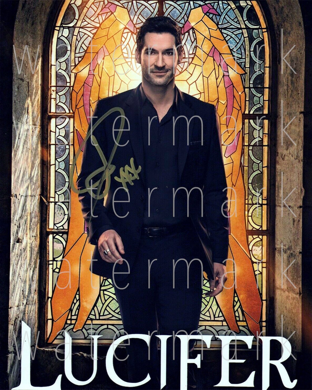 Lucifer Tom Ellis Signed 8x10 Photo Autograph - Etsy