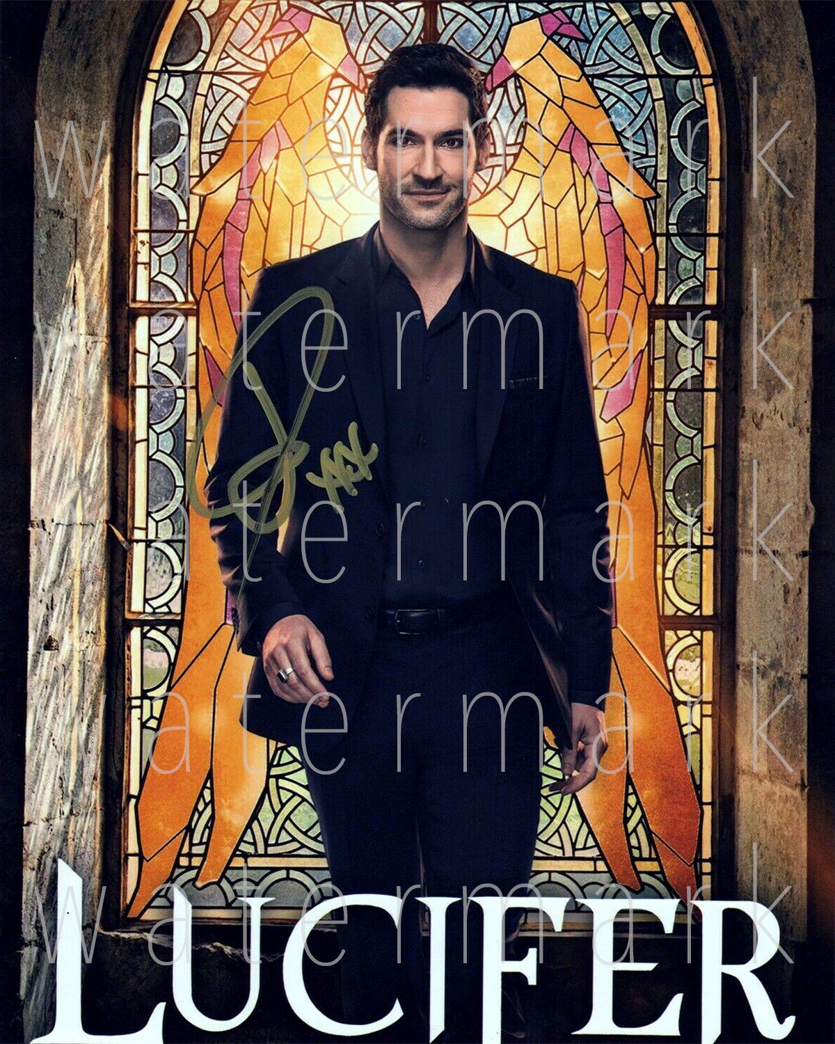 Lucifer Tom Ellis Signed 8x10 Photo Autograph - Etsy
