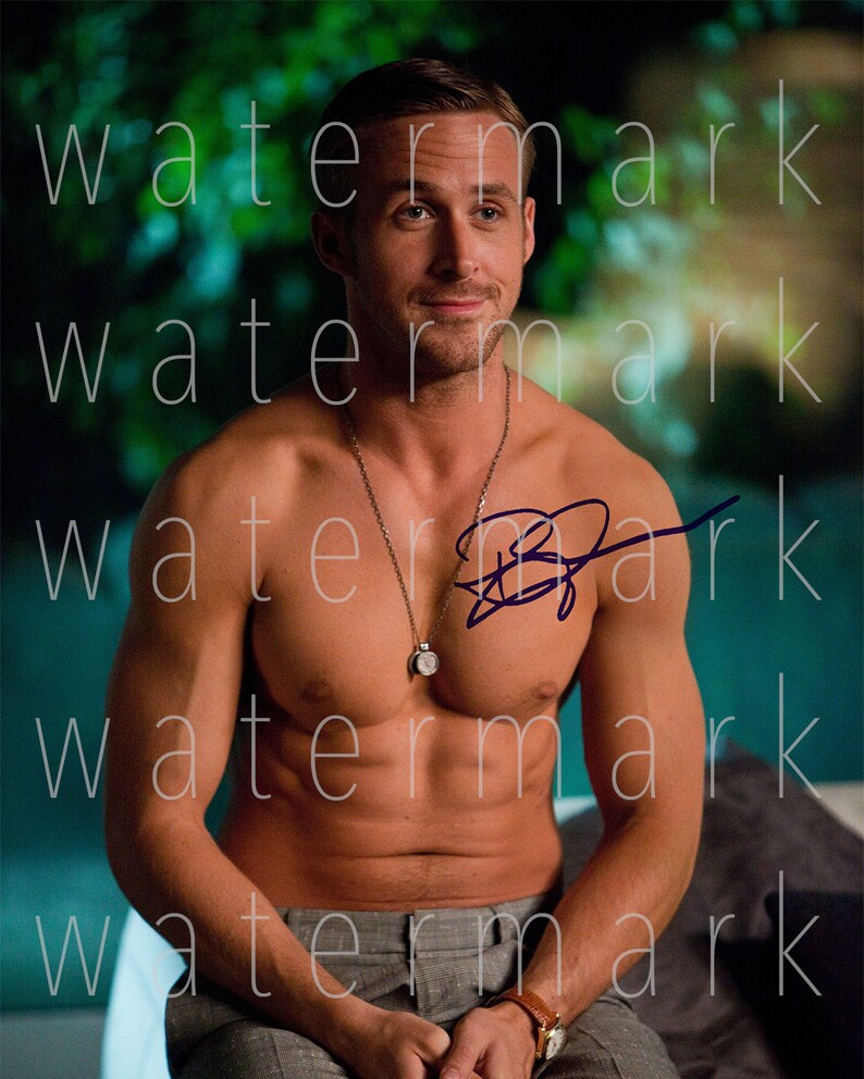 Ryan Gosling Signed 8x10 Photo Autograph | Etsy
