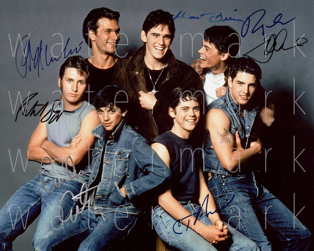The Outsiders Signed 8x10 Photo Autograph Photograph Poster Print ...