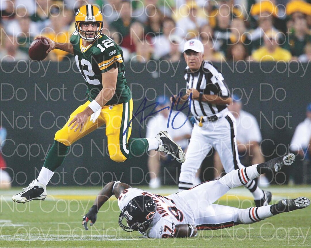 Aaron Rodgers Signed 8x10 Photo Autograph - Etsy