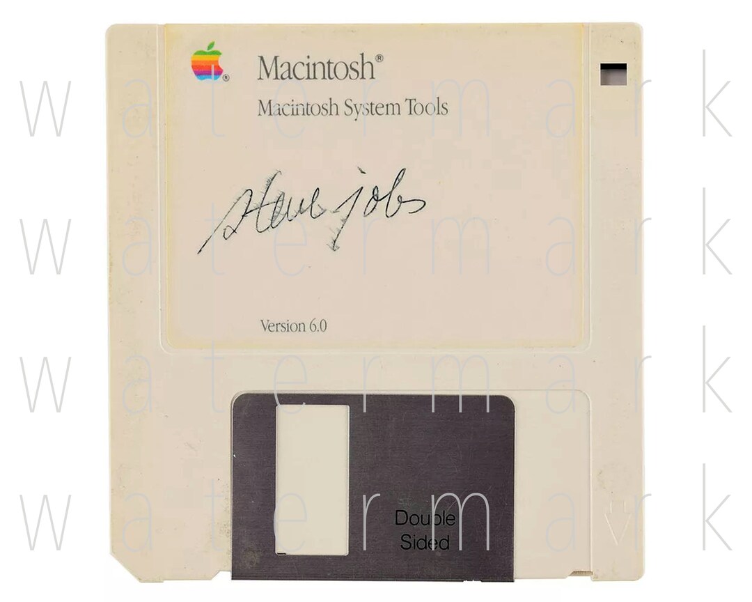 Steve Jobs Apple Floppy Disk Signed 8x10 Photo - Etsy