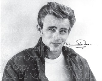 James Dean Autograph - Etsy