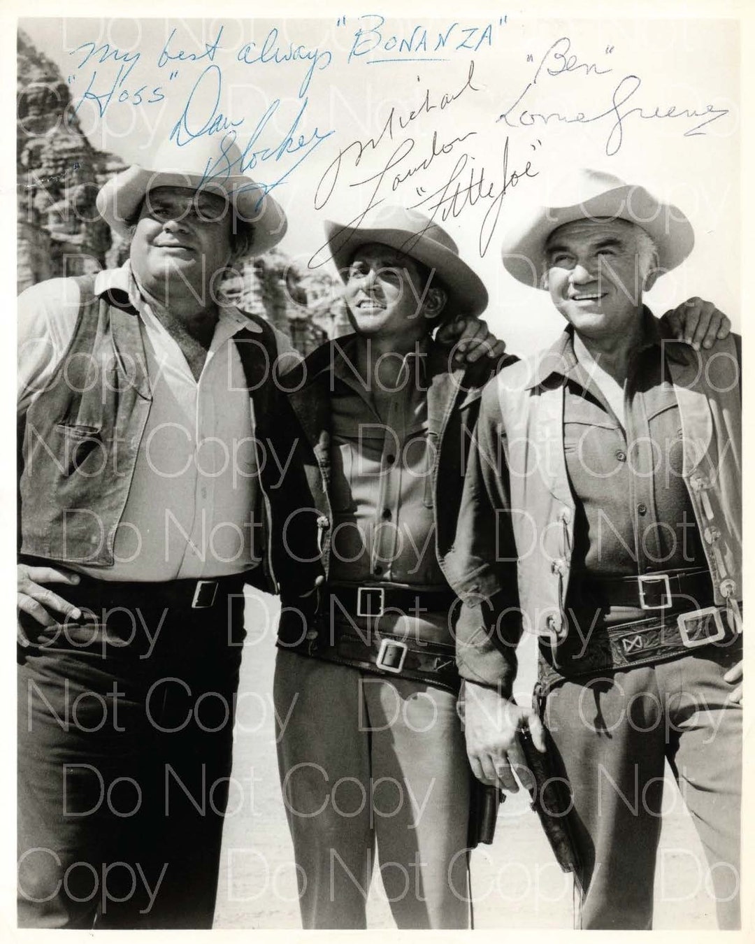 Bonanza Signed 8x10 Photo Autograph Photograph Poster Print Reprint - Etsy