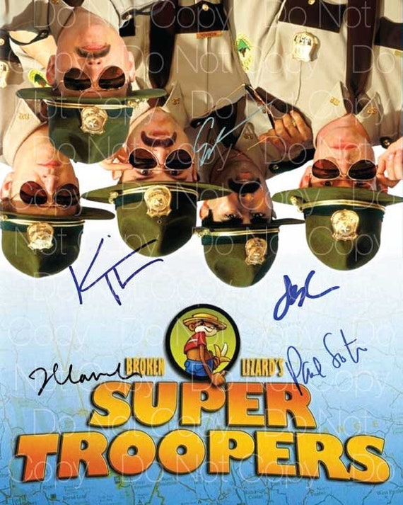 Super Troopers Signed 8x10 Photo Autograph | Etsy