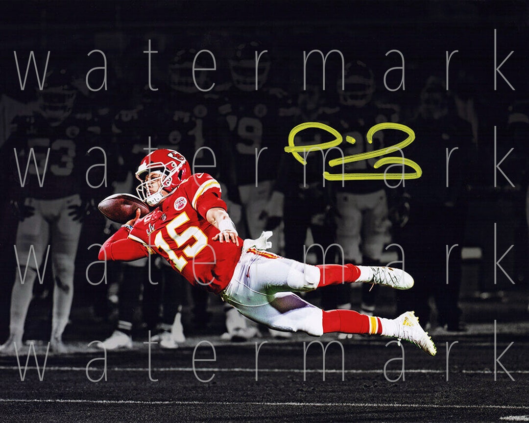 Patrick Mahomes II Kansas City Chiefs Signed 8x10 Photo Autograph ...