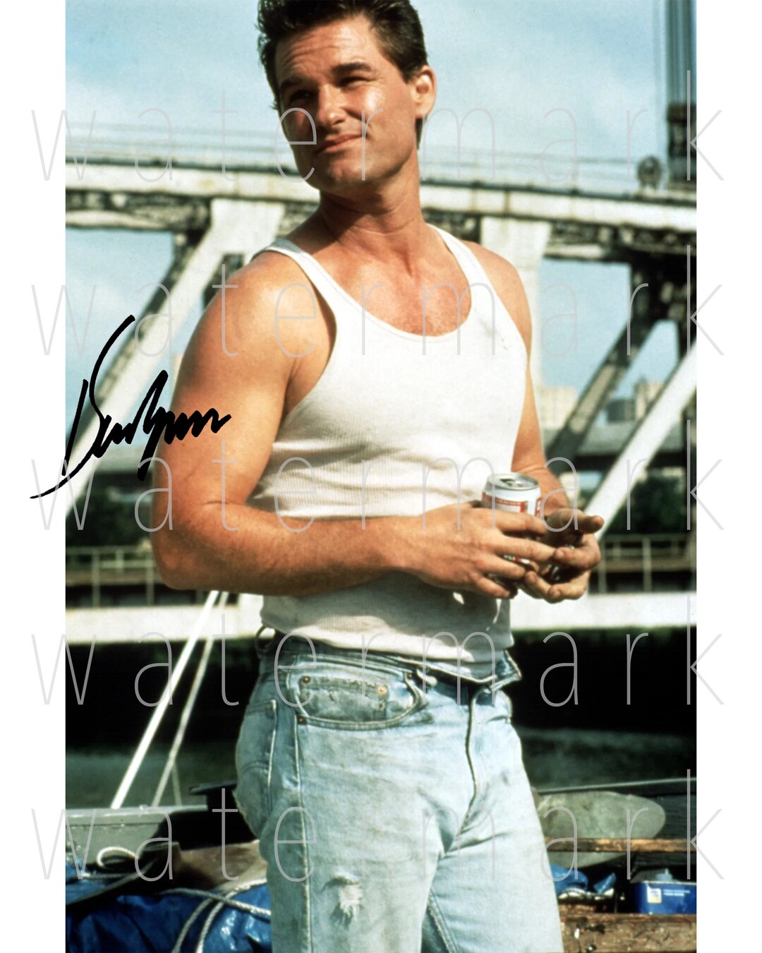 Kurt Russel Signed 8x10 Photo Autograph Photograph Poster Print Reprint ...