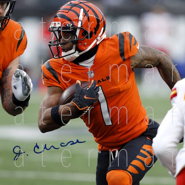 Ja'marr Chase Autograph - Etsy