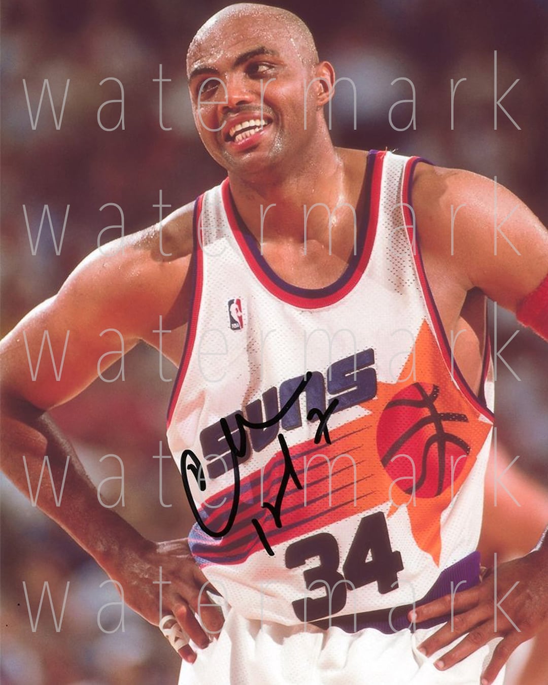 Charles Barkley Signed 8x10 Photo Autograph - Etsy