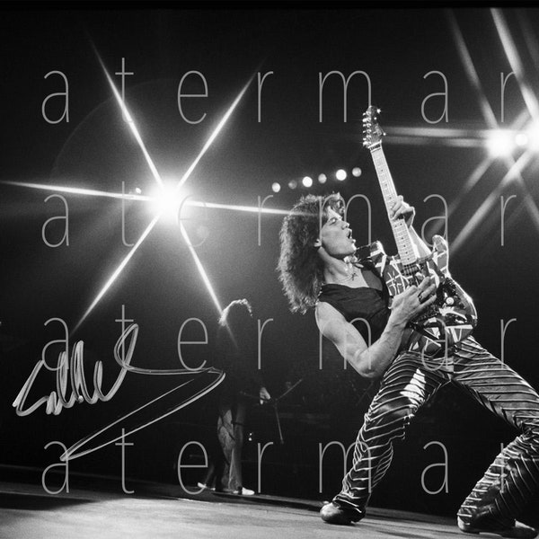 Eddie Van Halen Print - Etsy