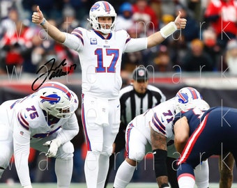 Signed Josh Allen Poster - Etsy