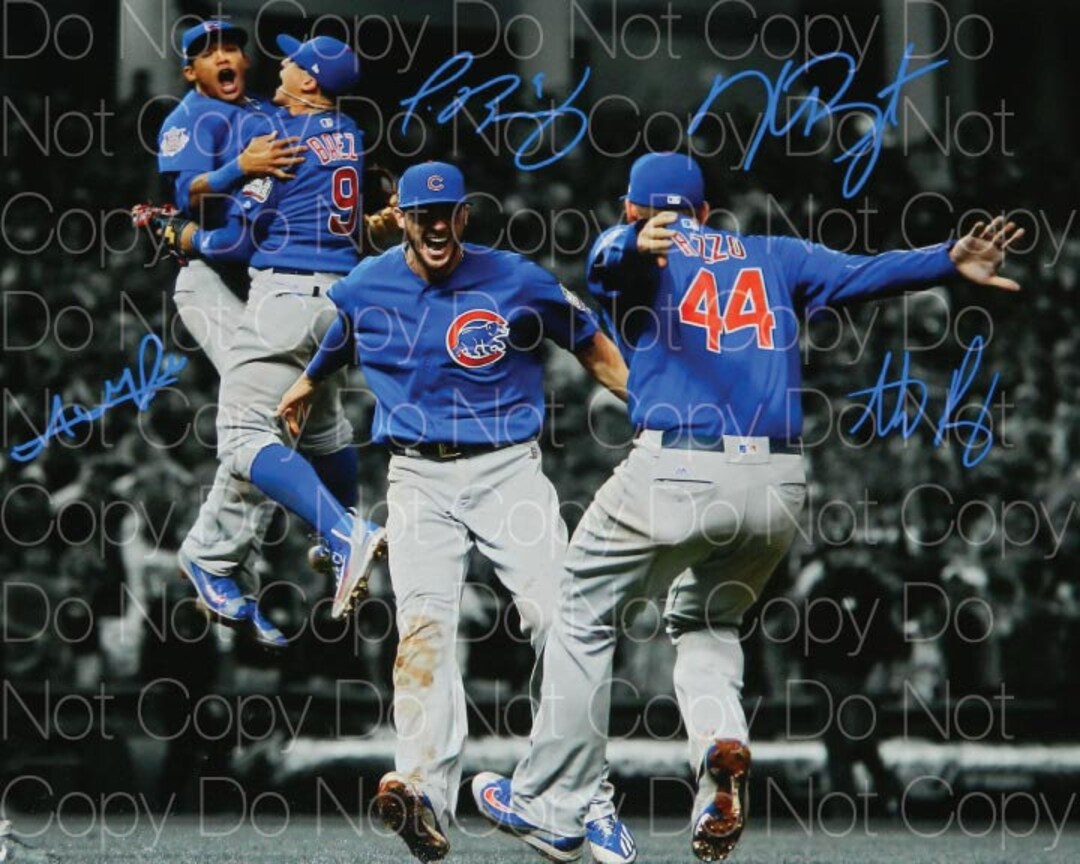 Chicago Cubs Signed 8x10 Photo Autograph Photograph Poster Print ...