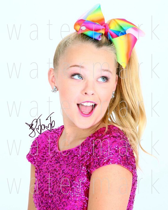 Jojo Siwa Signed 8x10 Photo Autograph Photograph - Etsy
